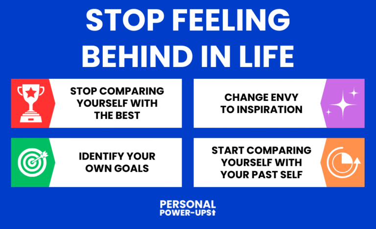 4 Steps to Stop Feeling Behind In Life